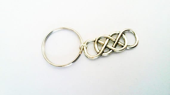 Infinity Keychain Infinity Symbol Key Ring Forever Charm | Etsy UK