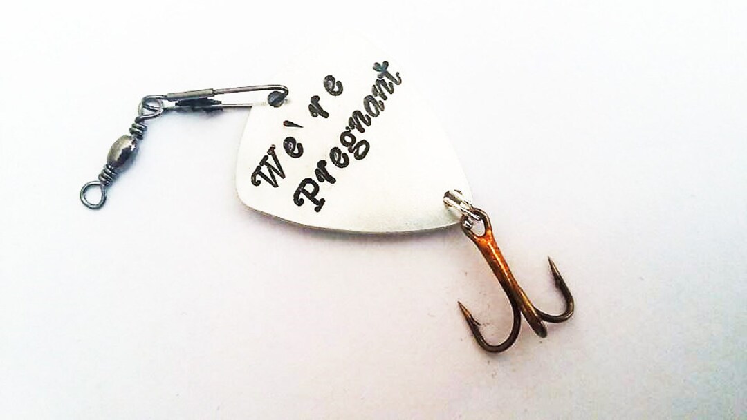 Pregnancy Announcement Fishing Lure, We Are Pregnant, Dad to Be Fishing ...