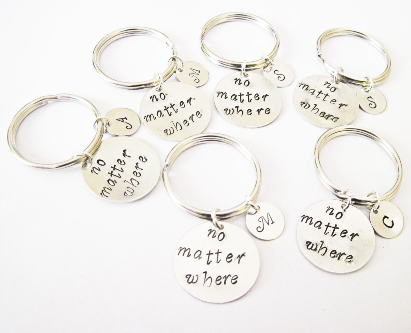 Six Best Friends Keychain, No Matter Where, Long Distance, Moving Away ...