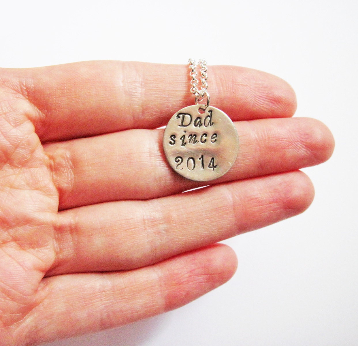 Personalized Dad Necklace Daddy Necklace Dad Gift Father | Etsy