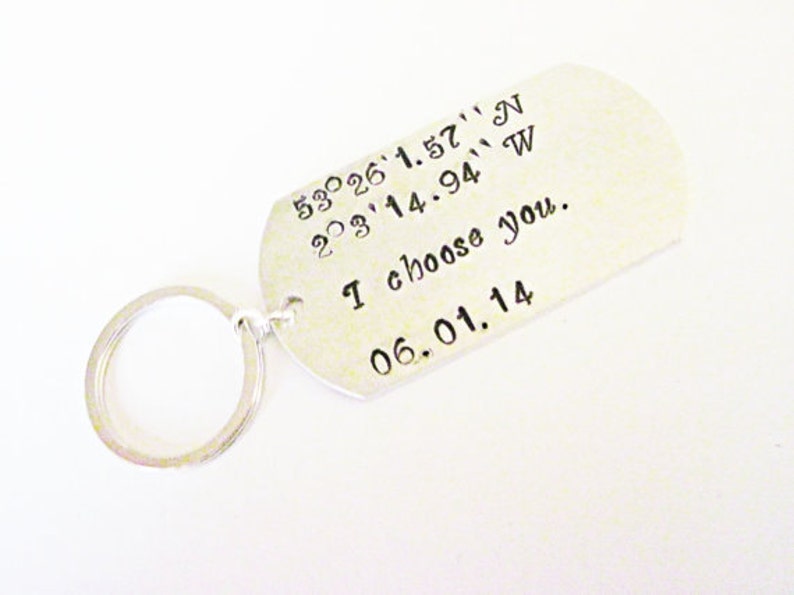 Personalized Keychain Custom Key Chain Custom Message - Etsy