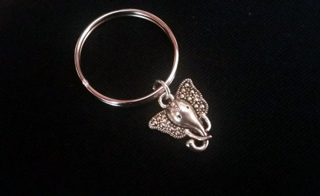 Elephant Keychain, Elephant Keyring, Indian Elephant Jewelry, Elephant ...