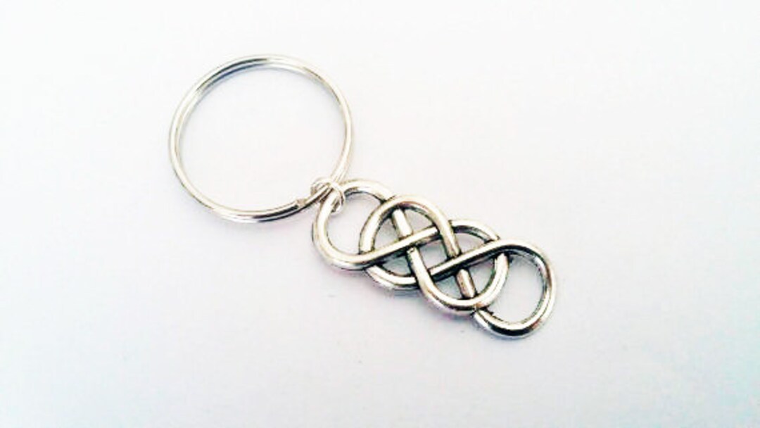 Infinity Keychain, Infinity Symbol Key Ring, Forever Charm, Friendship ...