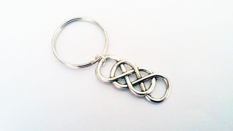 Infinity Keychain Infinity Symbol Key Ring Forever Charm - Etsy UK