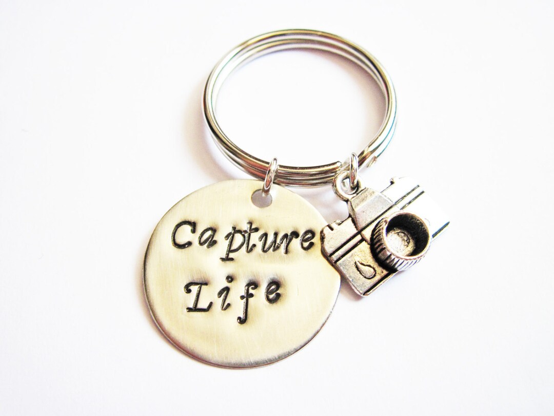 Personalized Camera Keychain, Camera Key Chain, Photography Key Ring ...