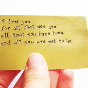 Personalized Wallet Insert Card, Best Friends, Aluminum, Credit Card ...