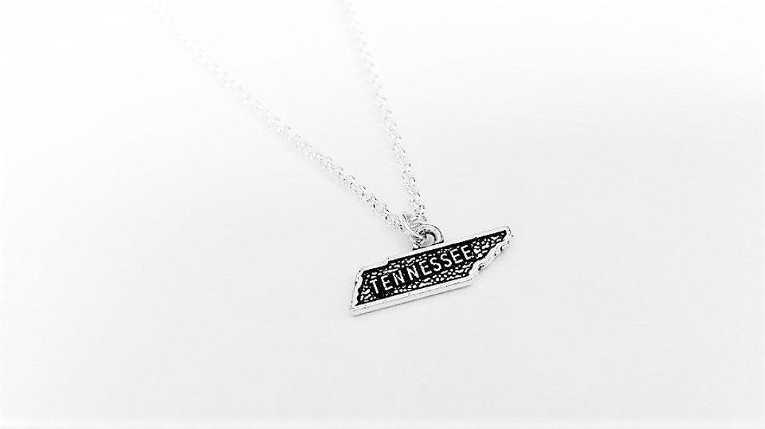 Tennessee Necklace, Home State Necklace, Tennessee State Necklace, Home ...