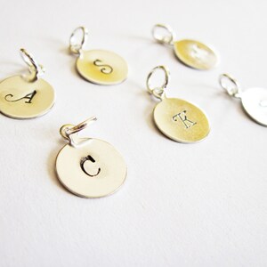 Add Initial, Personalized Initial, Additional Silver Initial, Extra ...