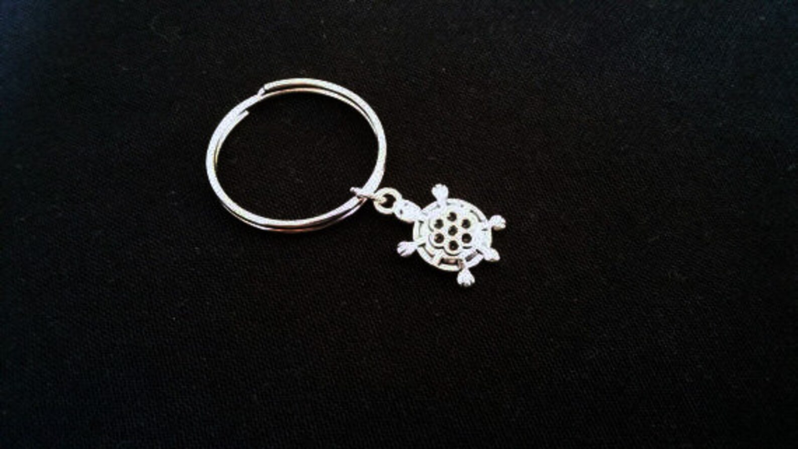 Turtle Keychain Tortoise Keychain Silver Keychain Turtoise - Etsy