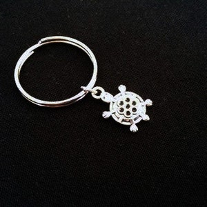 Turtle Keychain, Tortoise Keychain, Silver Keychain, Turtoise Key Chain ...
