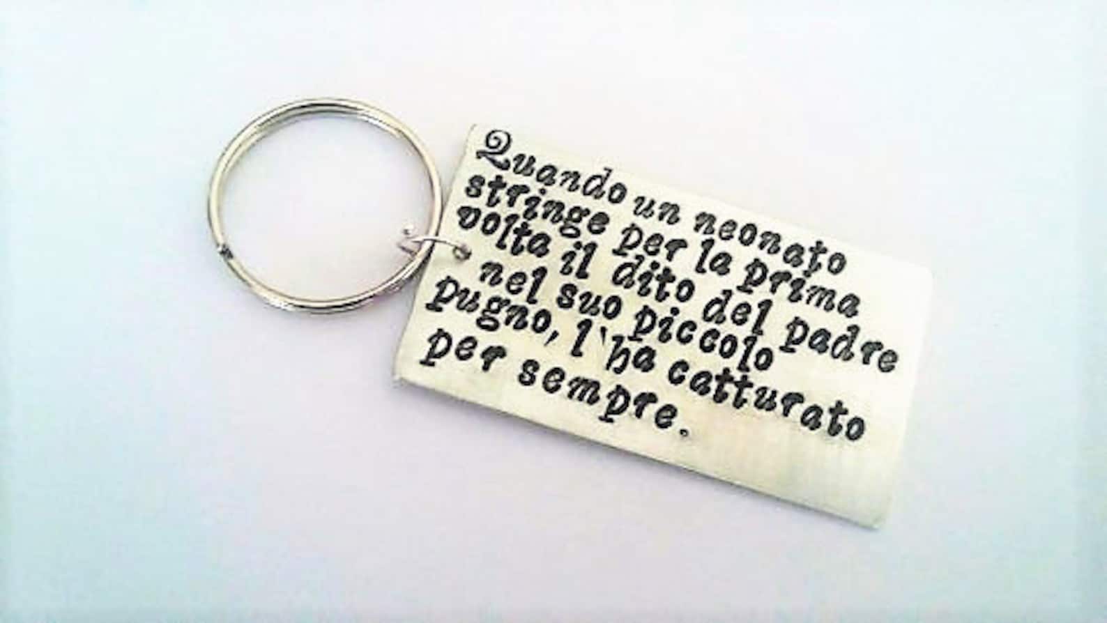 Personalized Keychain Custom Key Chain Custom Message - Etsy