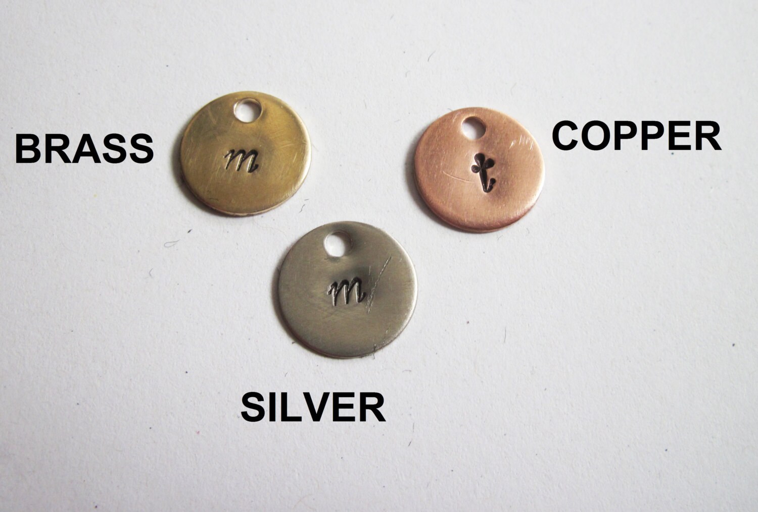 Add initial personalized initial additional silver initial | Etsy