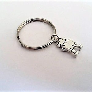 Robot Keychain, Robot Key Ring, Robotics Keychain, Robot Charm Keychain ...