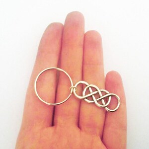 Infinity Keychain, Infinity Symbol Key Ring, Forever Charm, Friendship ...