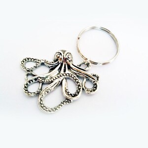 Octopus Keychain, Octopus Charm, Animal Keychain Friend Keychain ...
