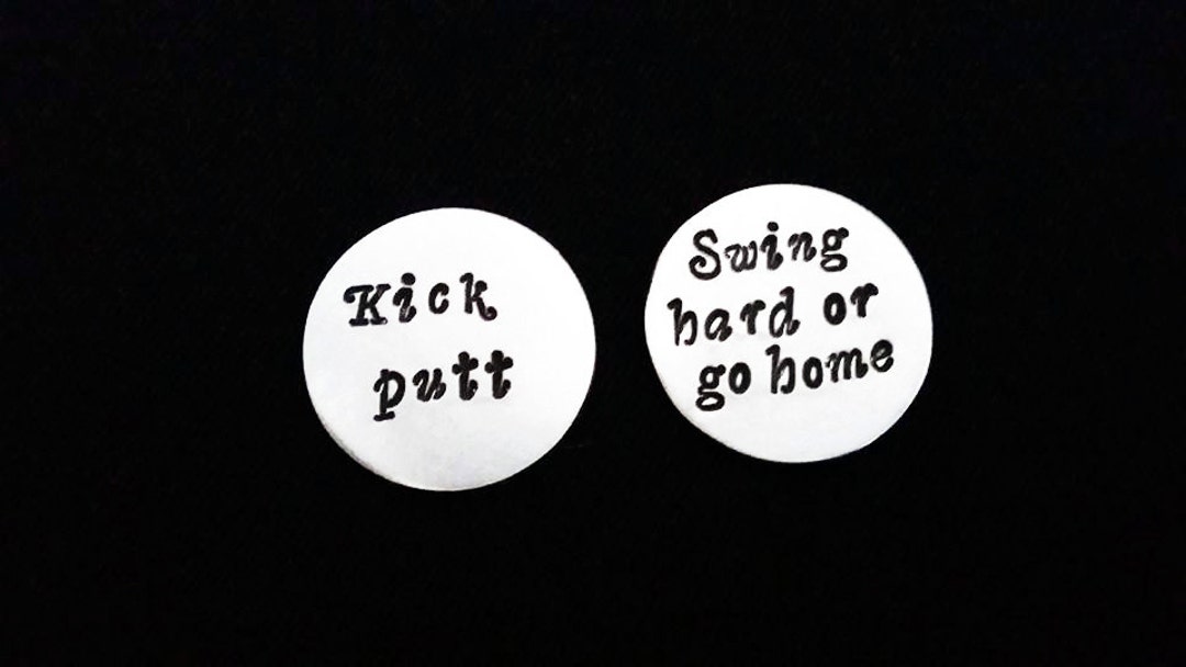 Personalized Golf Ball Marker, Golf Accessories, Golf Token, Golfing ...