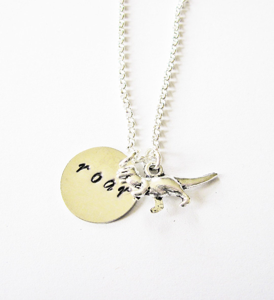 T-rex Necklace, Trex Necklace T Rex Jewelry, Dino Necklace, Roar ...