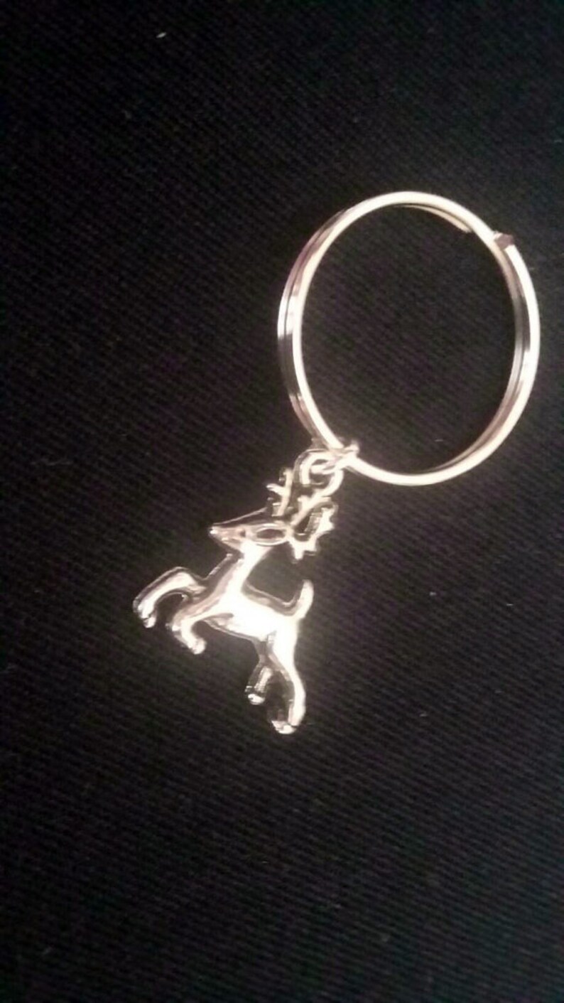 Deer Keychain Hunting Keychain Stag Keychain Reindeer - Etsy
