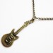 Guitar Necklace Rock & Roll Jewelry Rockstar Necklace - Etsy