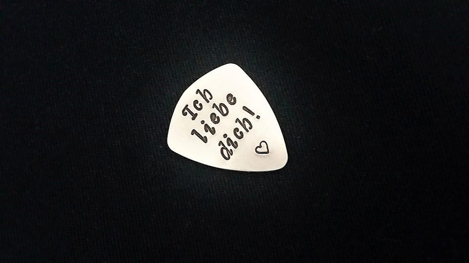 Ich Liebe Dich Guitar Pick Personalized Plektrum Guitarist - Etsy