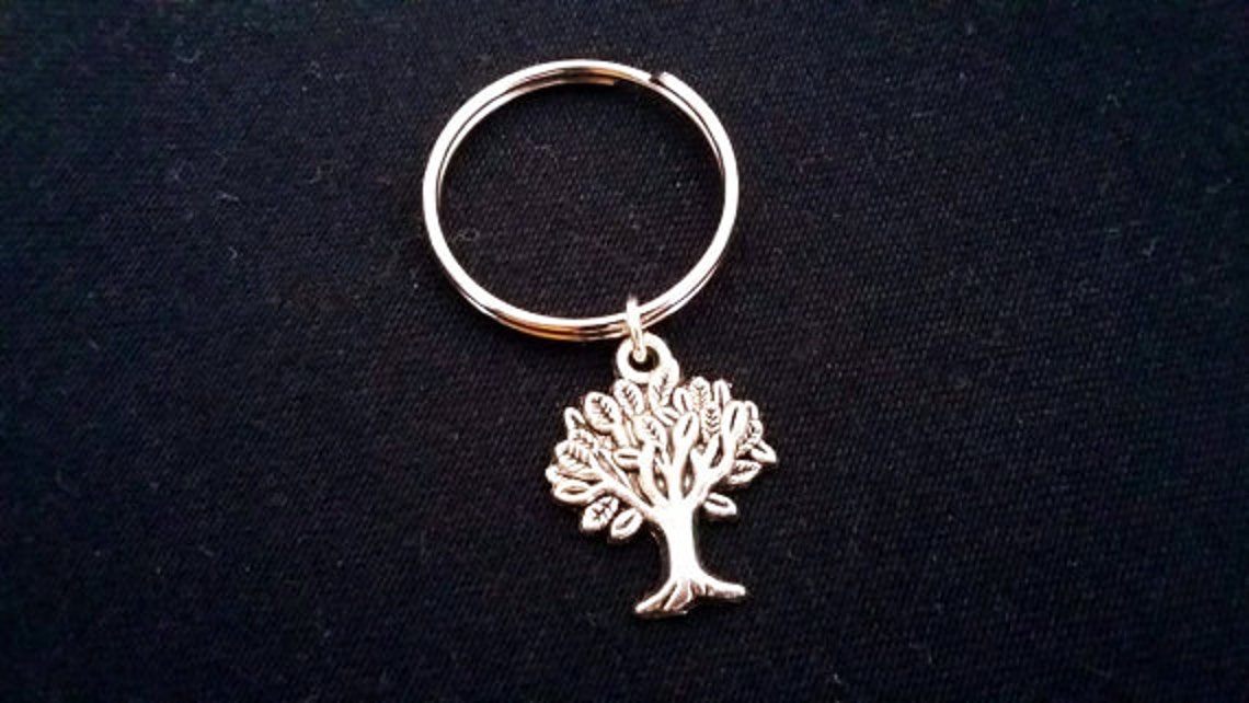 Tree Keychain Tree of Life Keychain tree of life pendant | Etsy