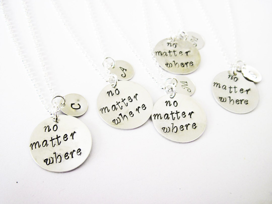 5 Best Friend Necklace Long Distance, Initial Necklace Personalized ...