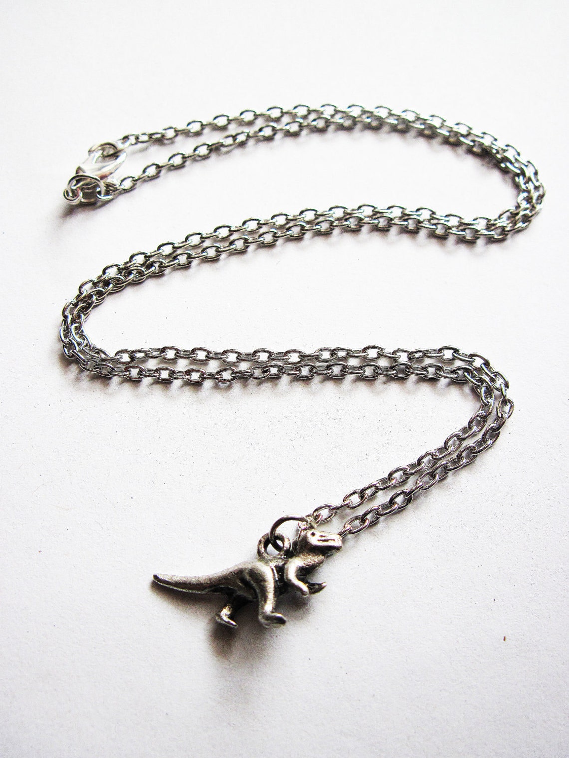 T-rex Necklace Trex Necklace T Rex Dino Necklace Extinct - Etsy