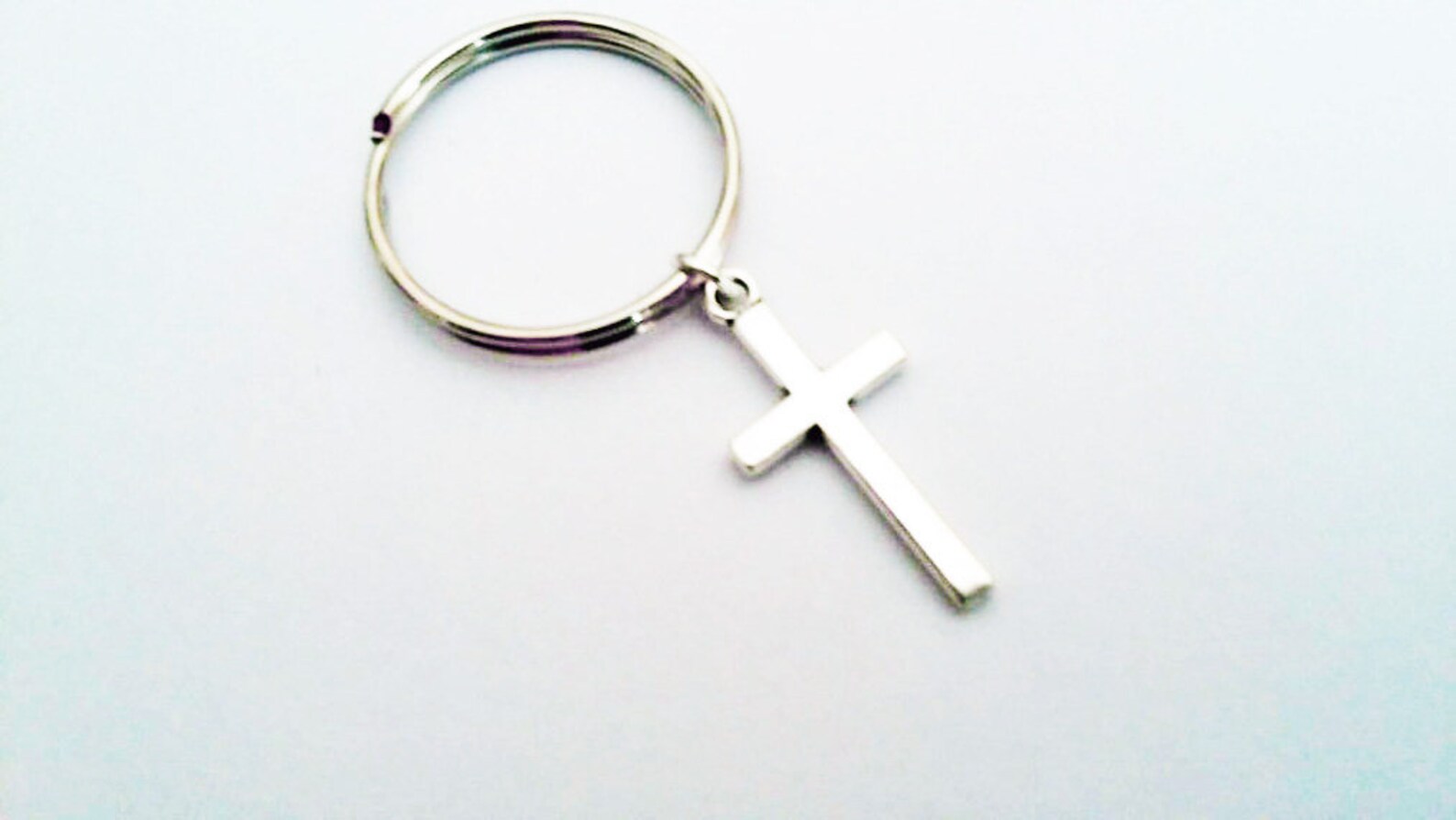 Cross Keychain Cross Charm Cross Key Chain Cross Key Ring - Etsy