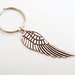 Wing Keychain Angel Wing Keychain Large Wing Keychain Big - Etsy
