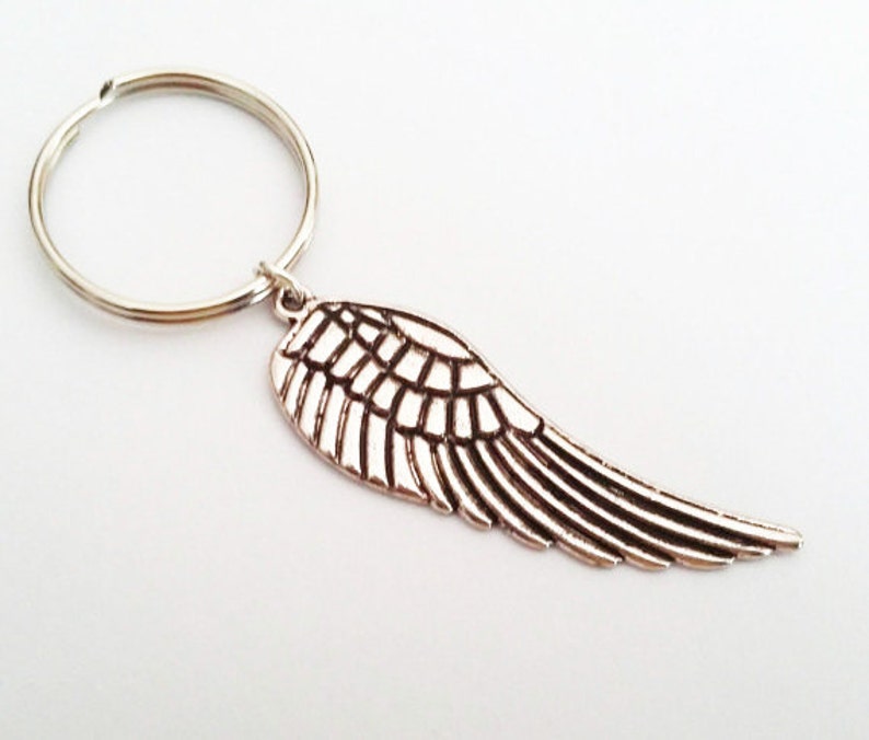 Wing Keychain Angel Wing Keychain Large Wing Keychain Big - Etsy