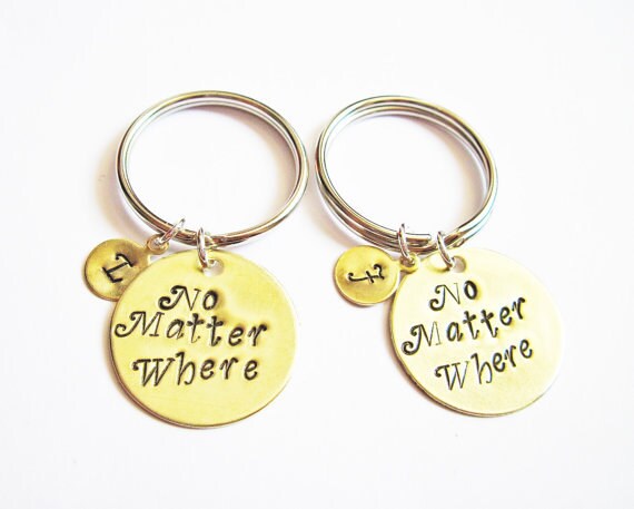 3 Best Friends Keychains No Matter Where Key Chains Hand - Etsy