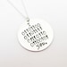 I Love You in Binary Code Necklace Personalized Hand Stamped - Etsy
