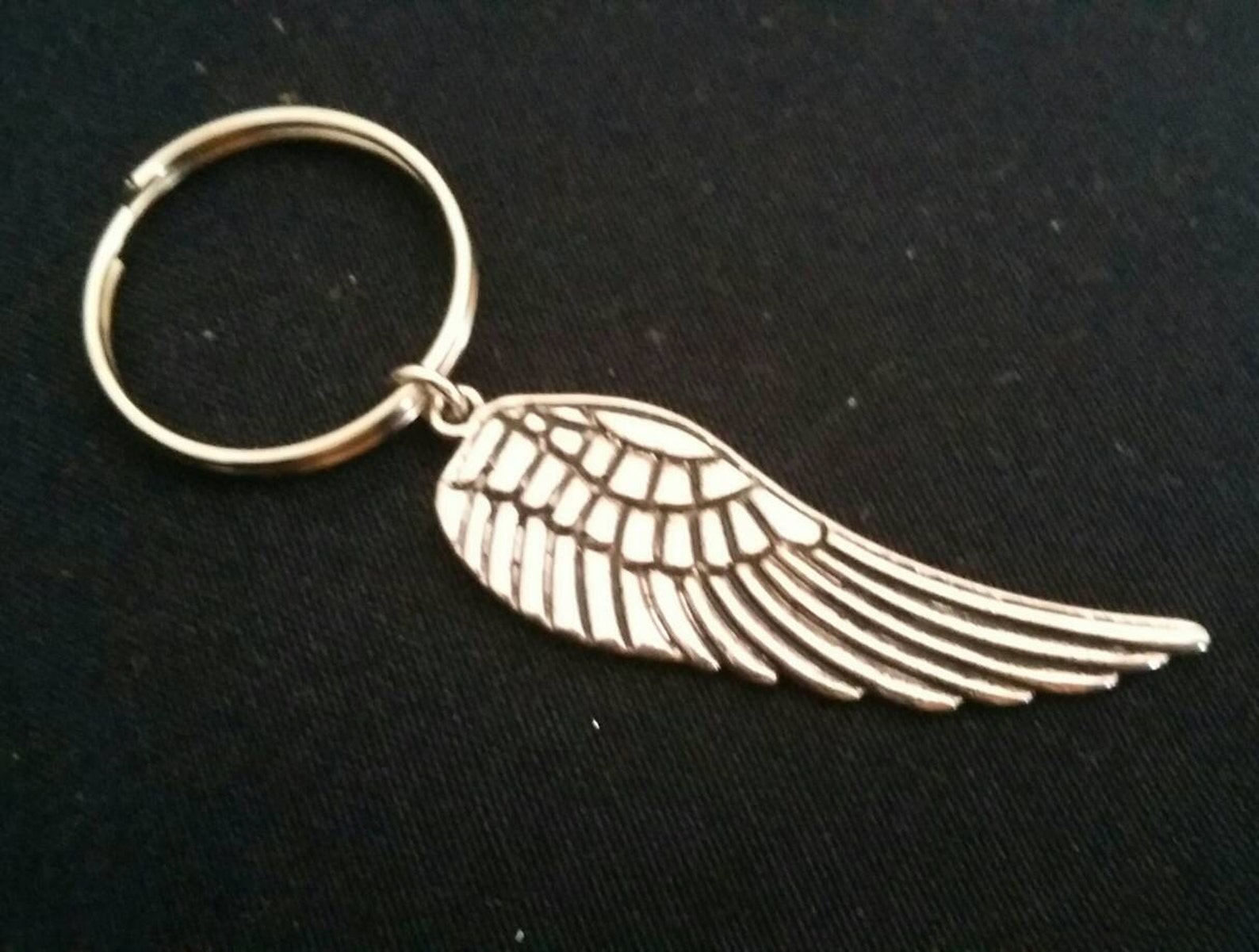 Wing Keychain Angel Wing Keychain Large Wing Keychain Big - Etsy