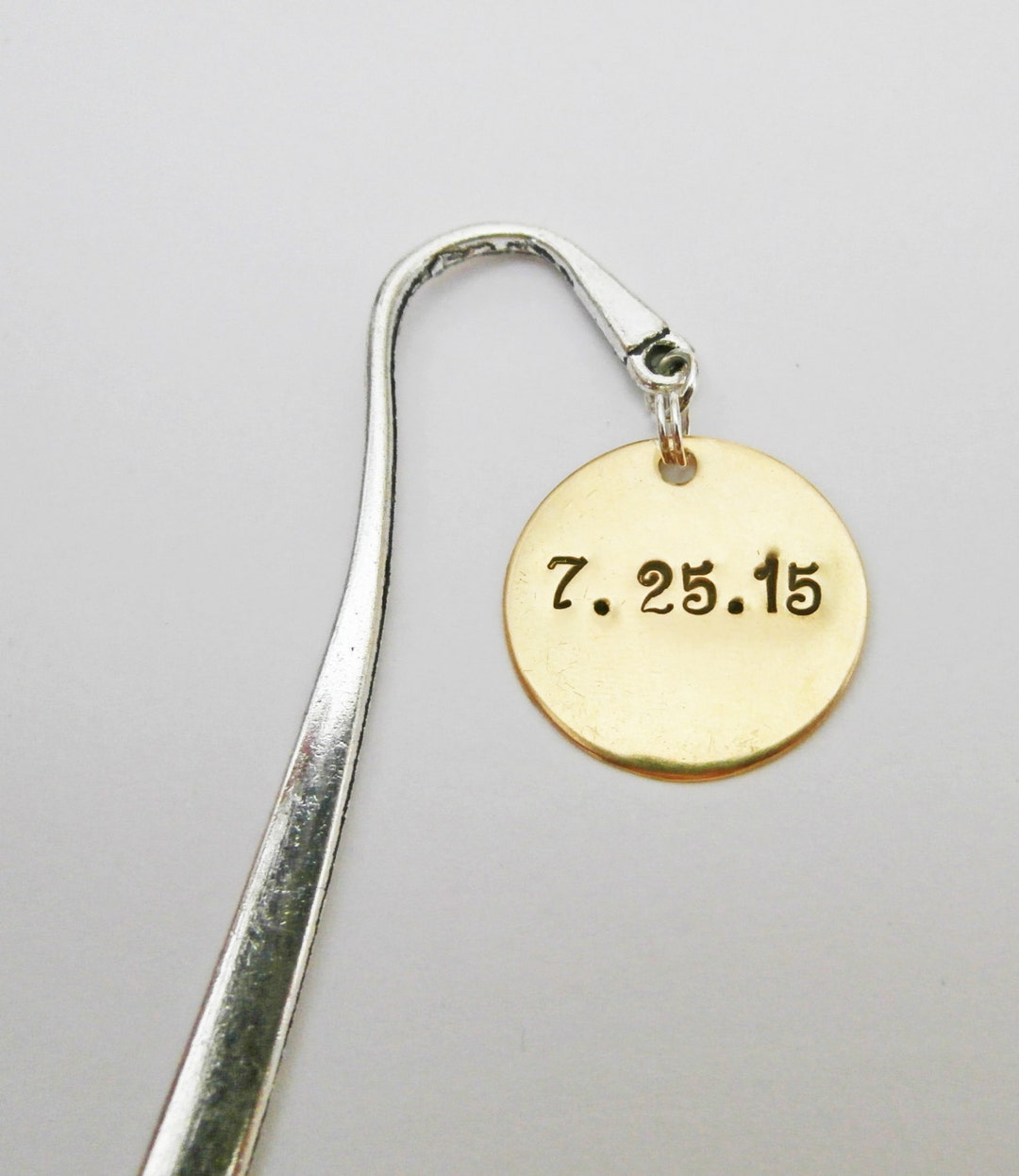 Personalized Metal Bookmark, Engraved Bookmark, Hand Stamped Bookmark ...