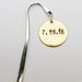 Personalized Metal Bookmark, Engraved Bookmark, Hand Stamped Bookmark ...