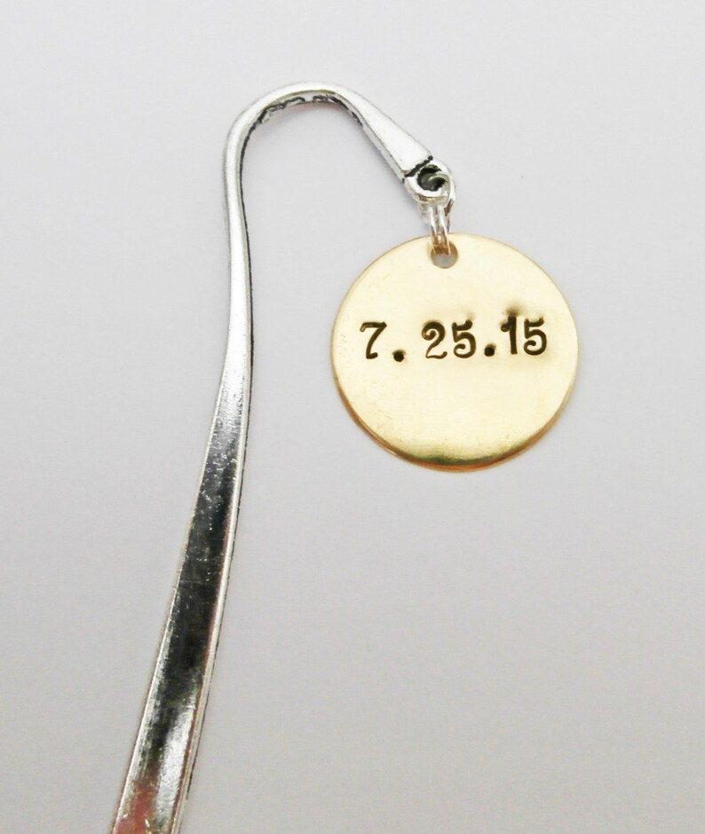 Personalized Metal Bookmark Engraved Bookmark Hand Stamped - Etsy Denmark