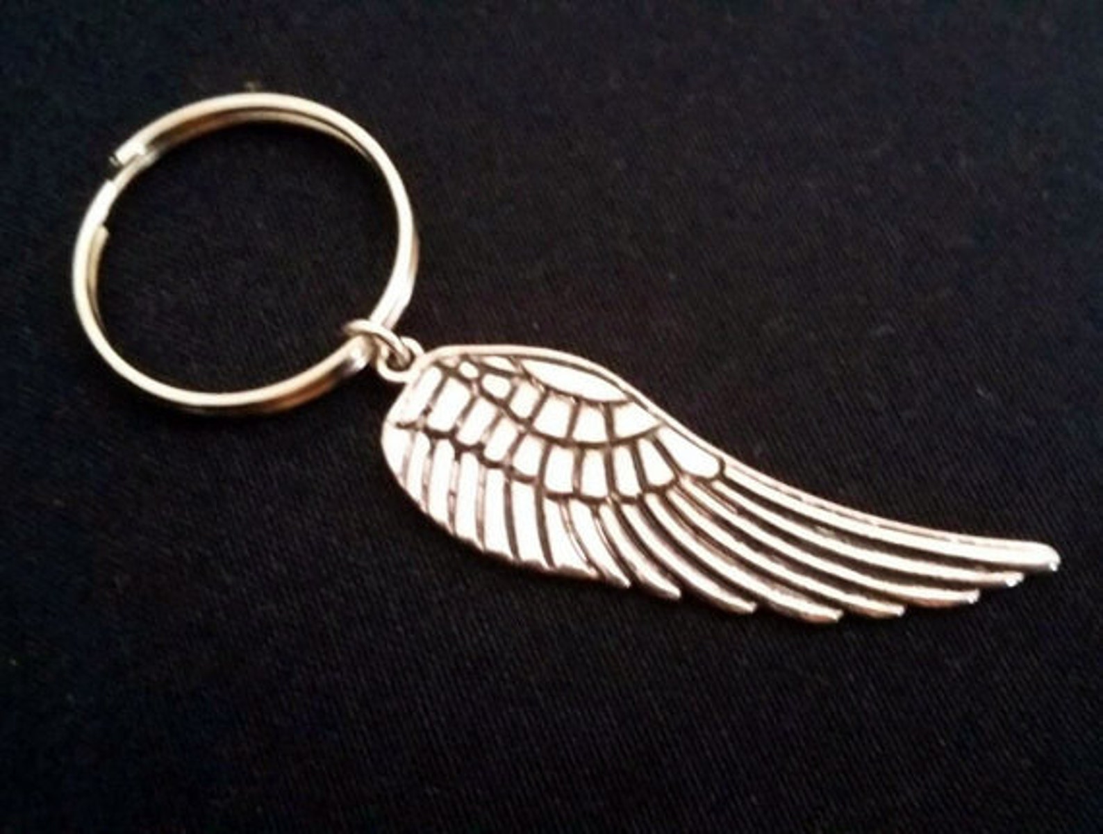 Wing keychain Angel wing keychain large wing keychain big | Etsy