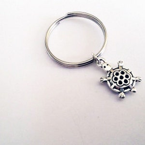 Turtle Keychain, Tortoise Keychain, Silver Keychain, Turtoise Key Chain ...