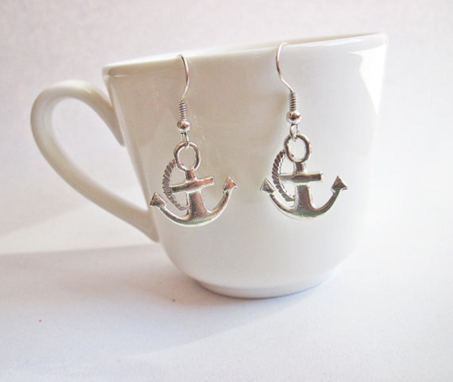 Anchor Necklace Nautical Jewelry Sea Necklace Beach - Etsy