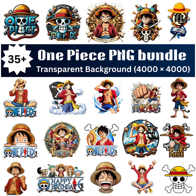 One Piece Anime Cricut - Etsy
