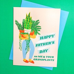Plant Mom Father's Day Card Cute Card From Plant Lady - Etsy