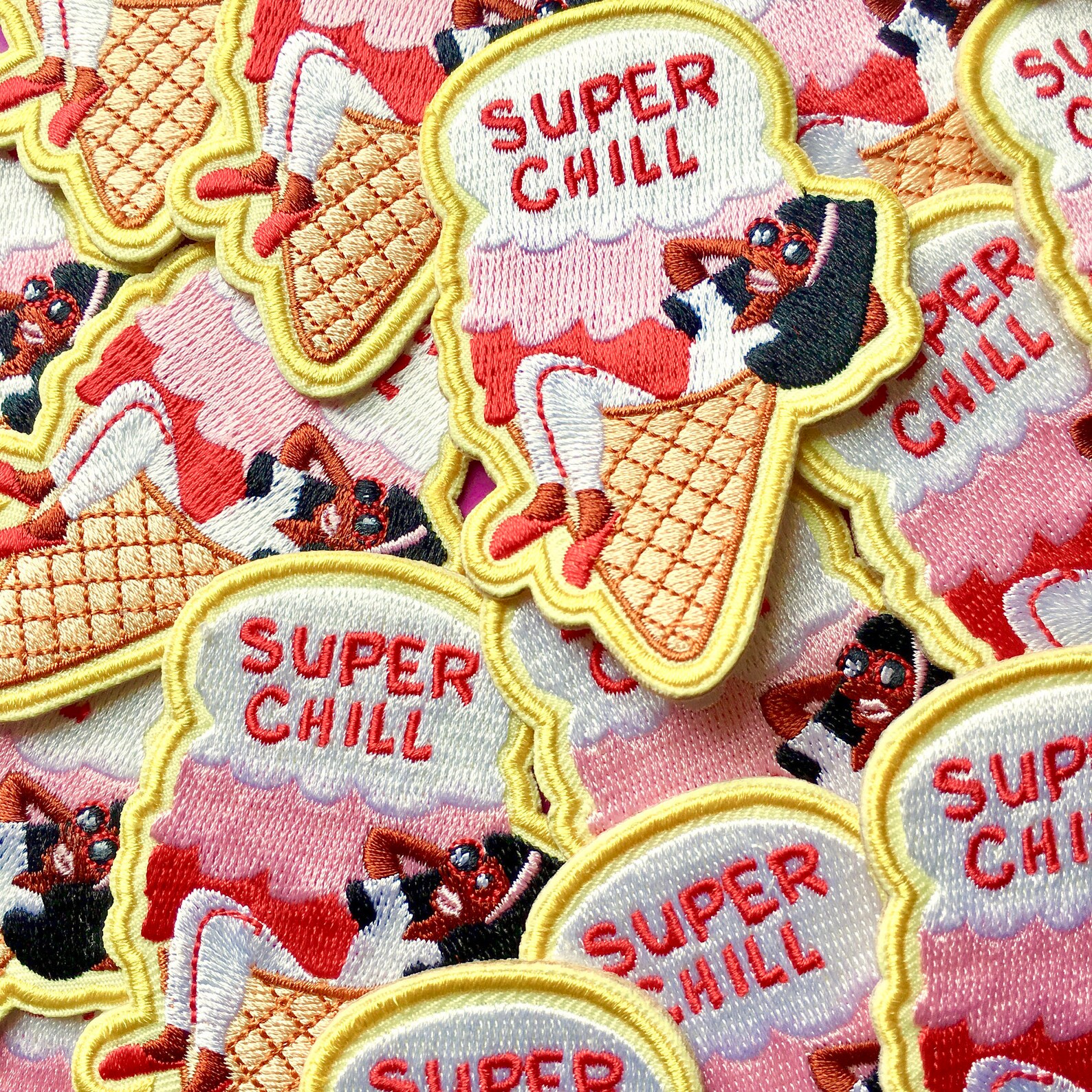 Super Chill Patch Ice Cream Patch Iron on Patch Patches - Etsy