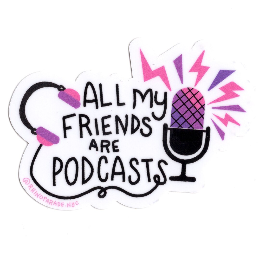 Vinyl Sticker Podcast Sticker Mfm Die Cut Vinyl Sticker - Etsy