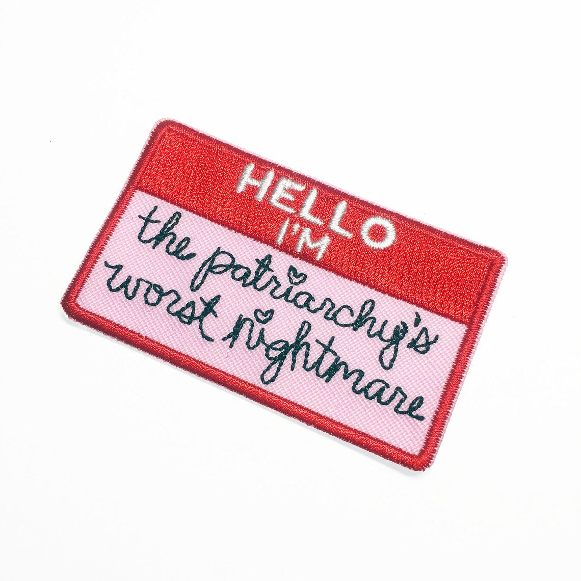 The Patriarchy's Worst Nightmare Patch Iron on Patch | Etsy
