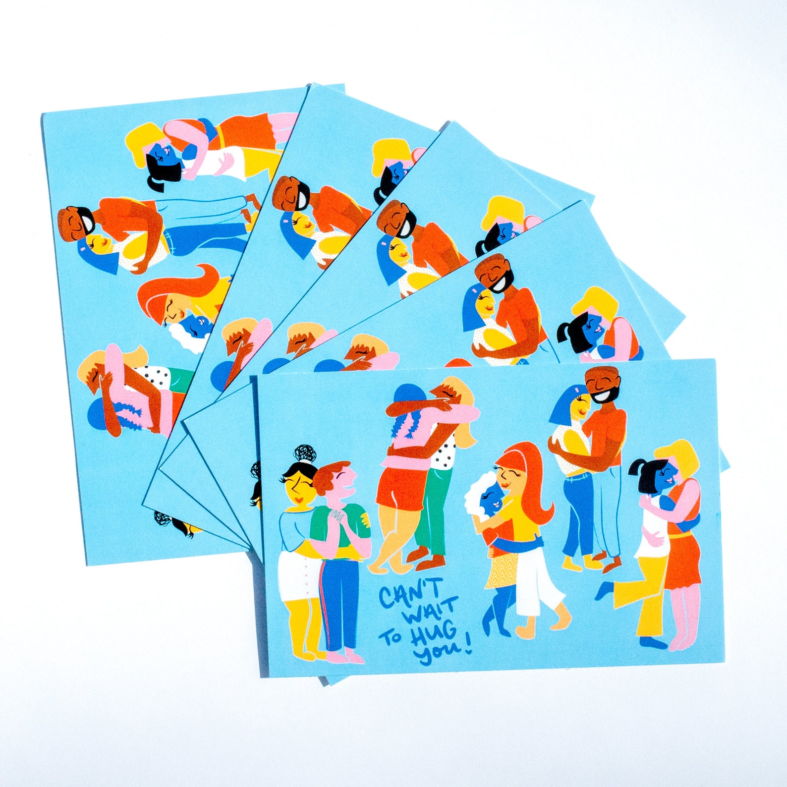 Quarantine card set quarantine postcards social distancing | Etsy