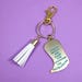 Stomp the Patriarchy Keychain Tassel Keychain Feminism - Etsy