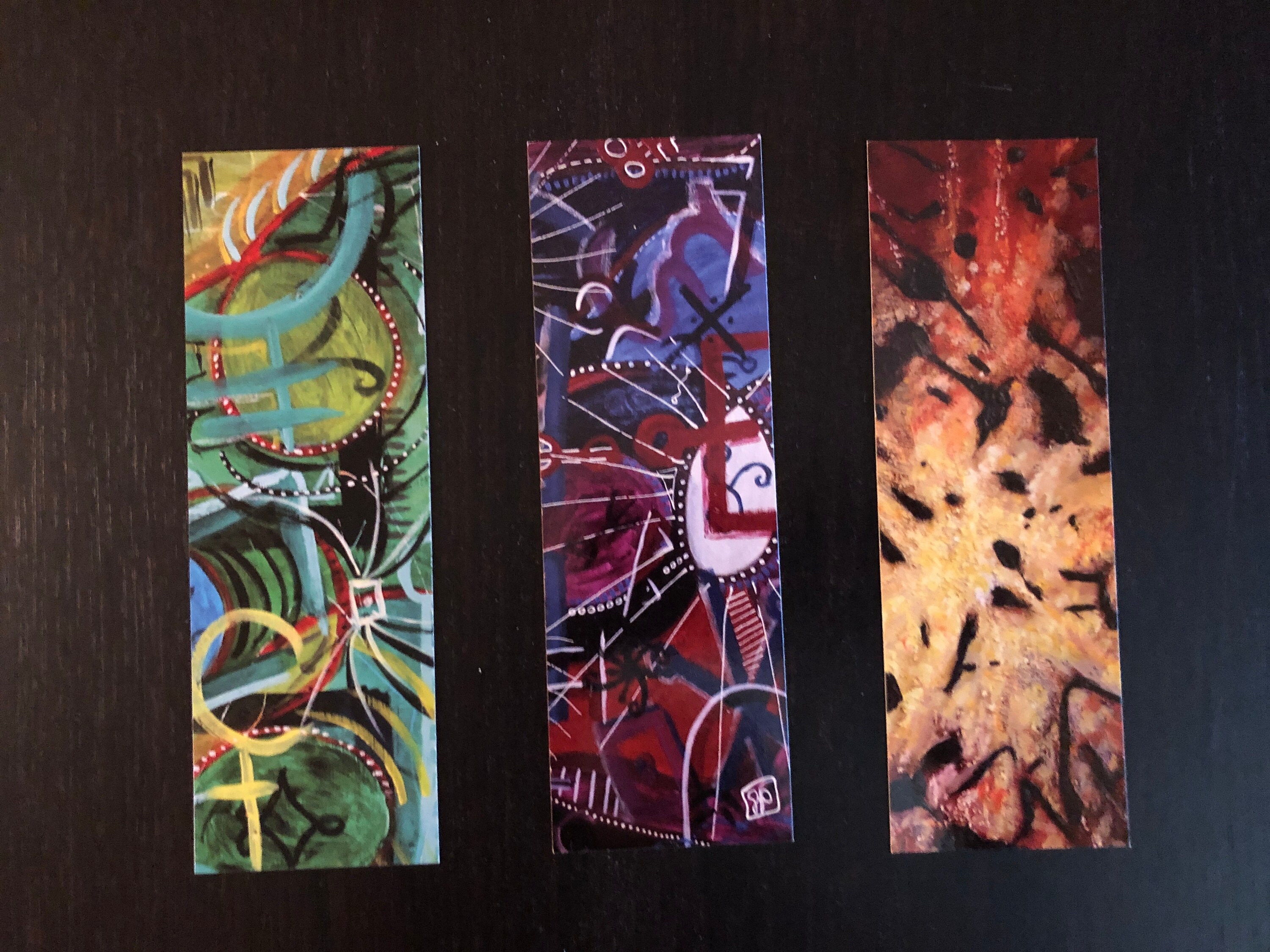 Original Art Bookmarks, Pack of 3 - Etsy
