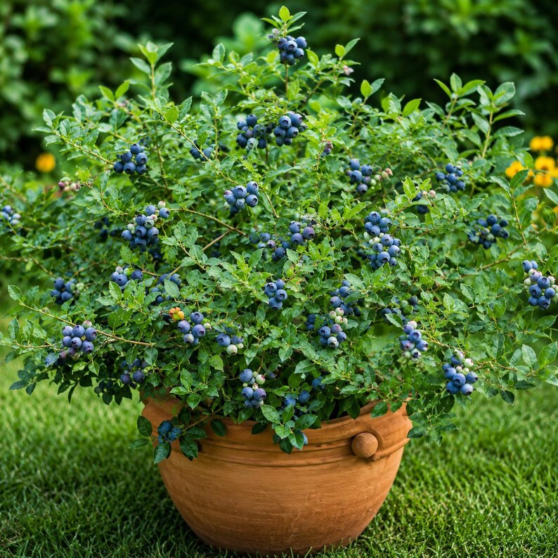1 Sunshine Blue Blueberry Live Plant: Southern Highbush Vaccinium Shrub ...