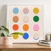 Abstract Modern Polka Dots Square Poster 12x12 Print | Etsy