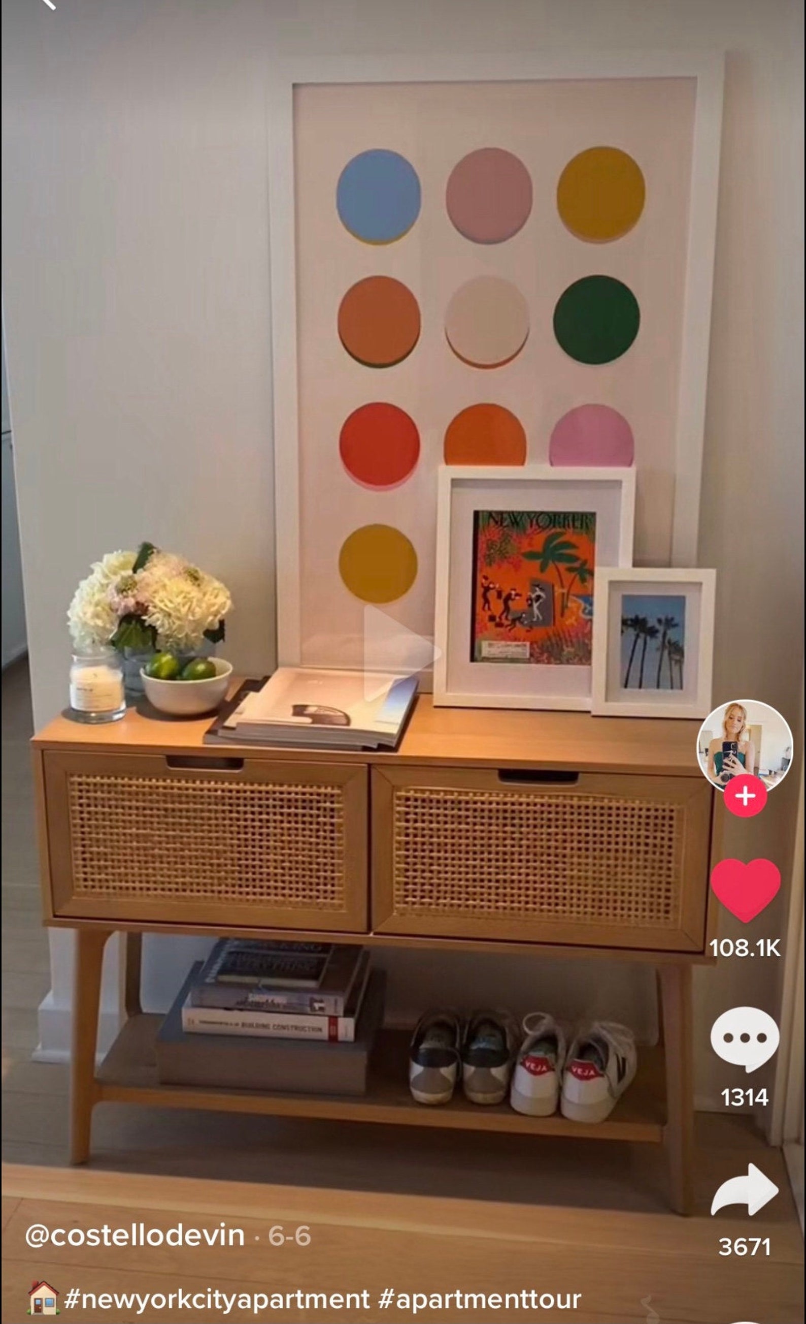 Bright Multicolor Dot Wall Art Modern Circles Art Print - Etsy